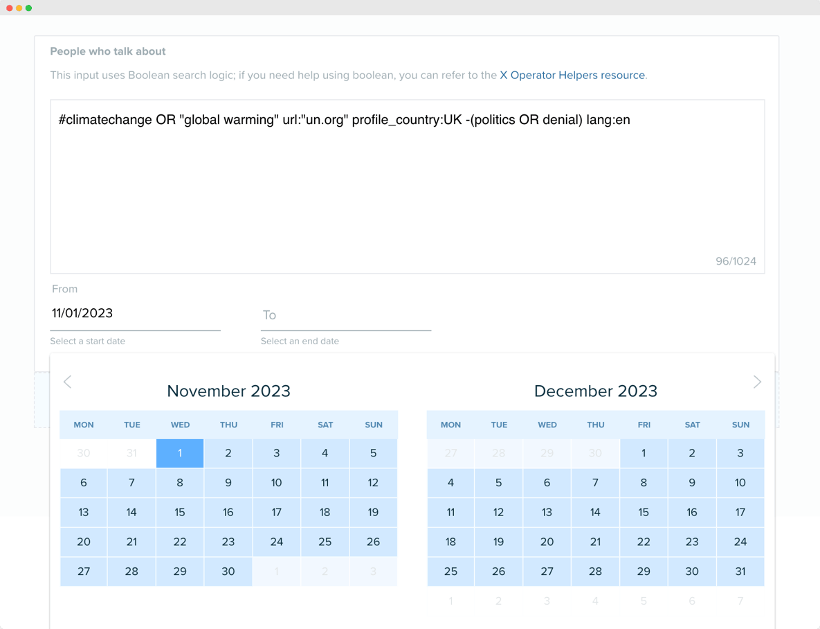 [Product Update] Enhanced cluster graph, boolean search & custom dates ...